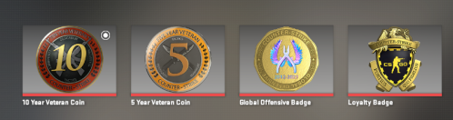 30$ Prime CS2 Account 4 Medals 10 years coin 5 years coin , 17 Years ...